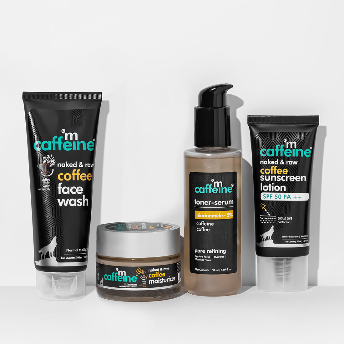mCaffeine Daily Skin Tonic Kit with SPF 50